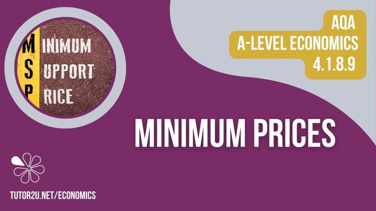 4.1.8.9 Government Intervention - Minimum Prices (AQA A-Level Economics ...