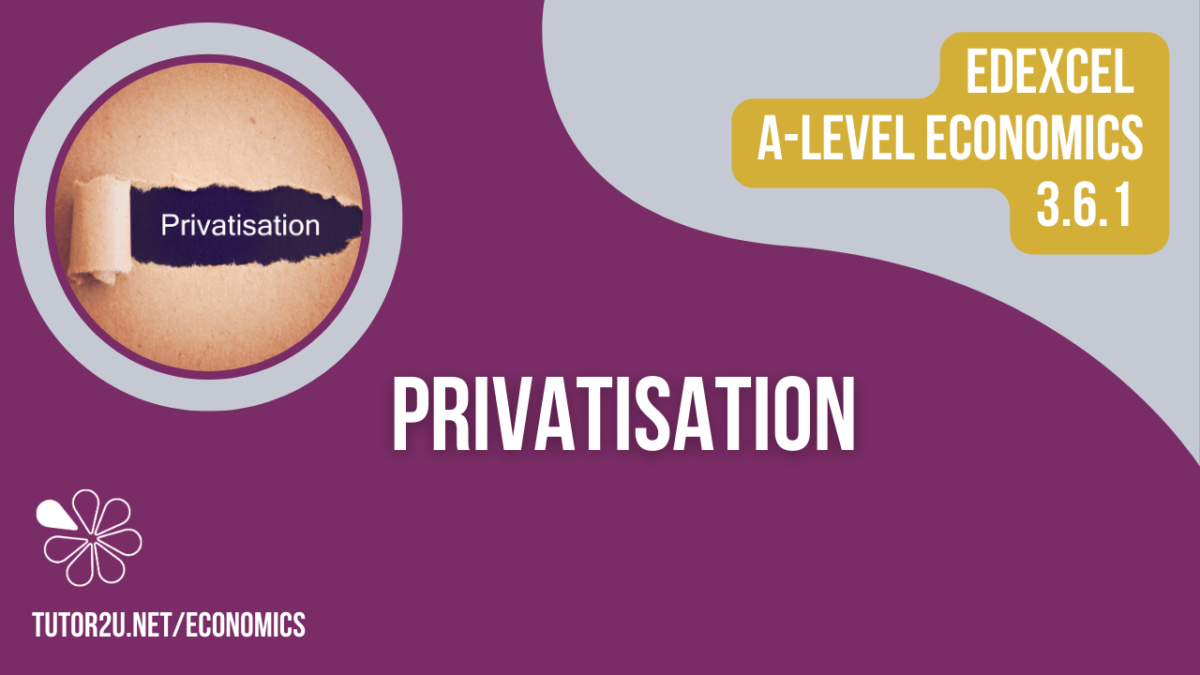 3.6.1 Privatisation (Edexcel A-Level Economics Teaching PowerPoint ...