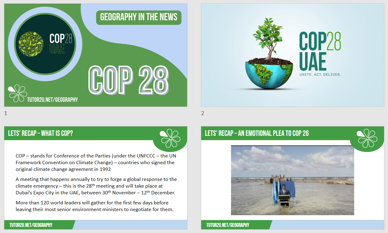 Explaining COP28 | An Editable Assembly/Form-time Resource | Reference ...