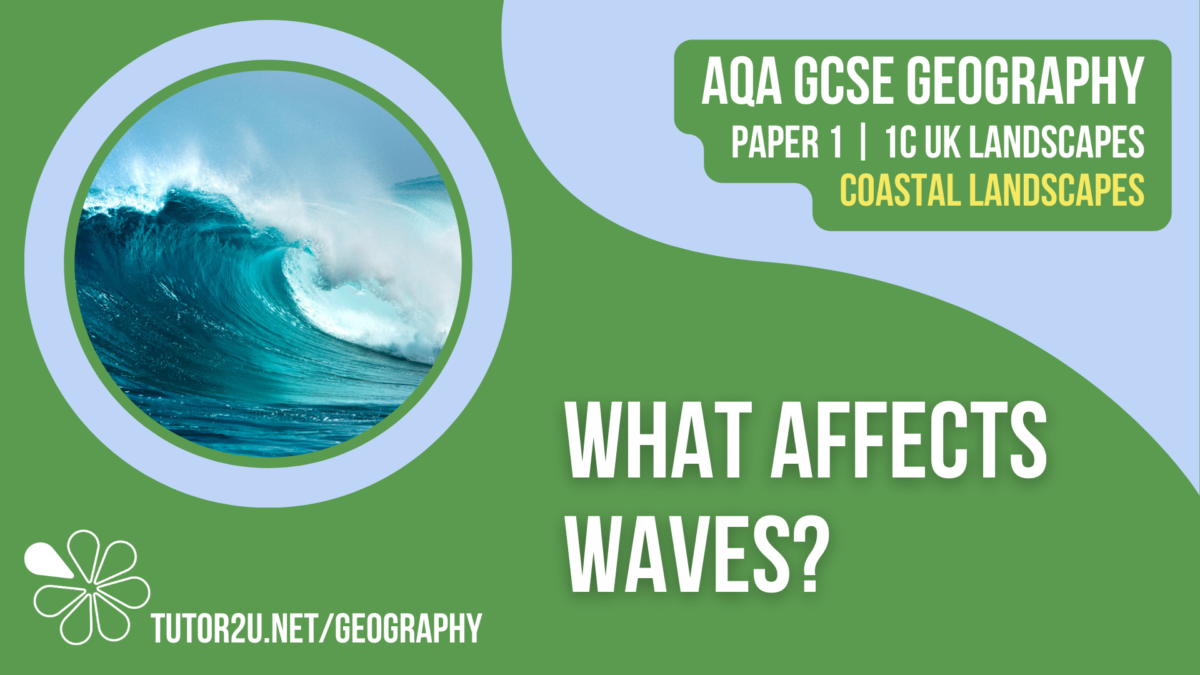 Topic Video for AQA GCSE Geography | What affects waves? (Coastal landscapes 1) | Reference ...