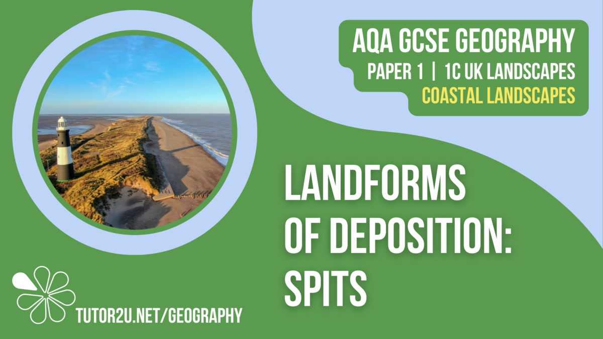 Topic Video for AQA GCSE Geography | Landforms of deposition - spits ...