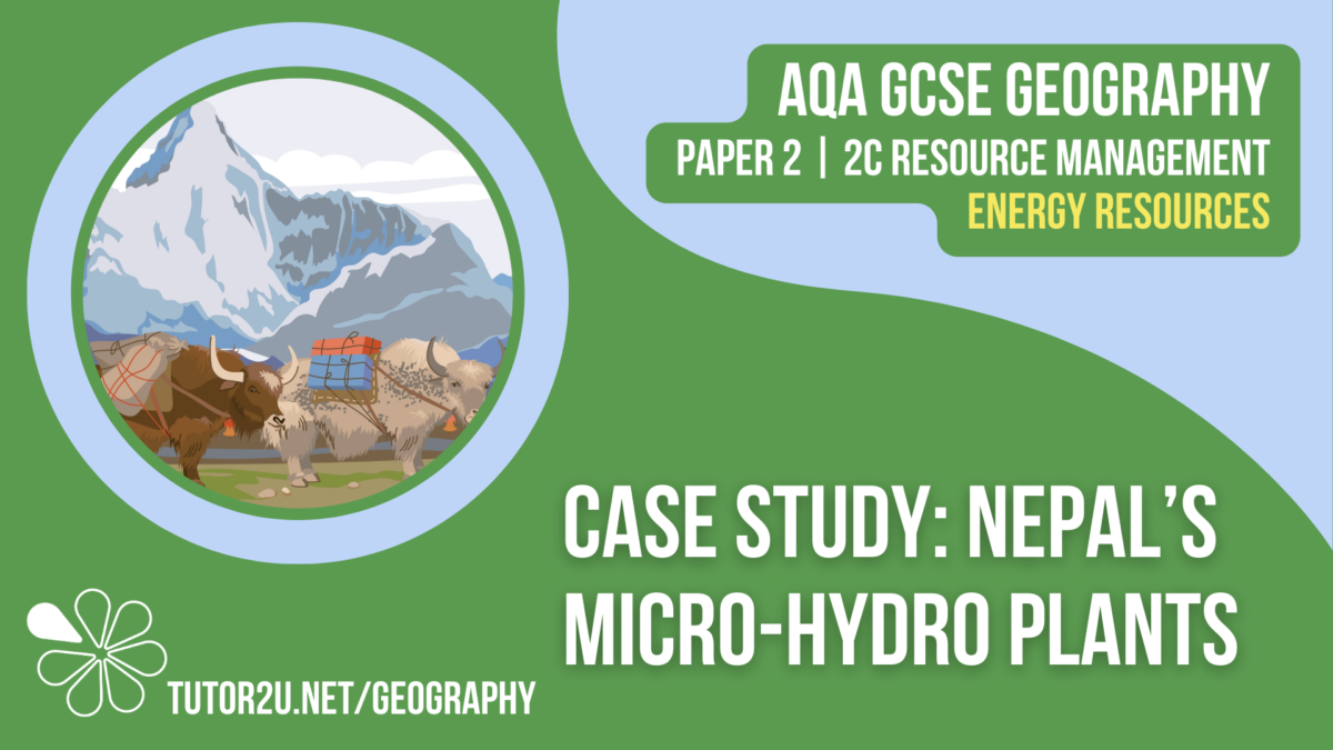 Topic Video for AQA GCSE Geography | Sustainable energy supply - Nepal ...