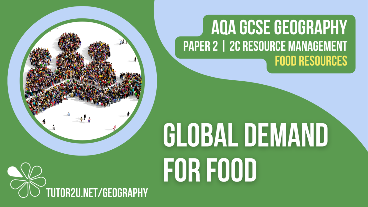 Topic Video for AQA GCSE Geography | Global demand for food (Food ...
