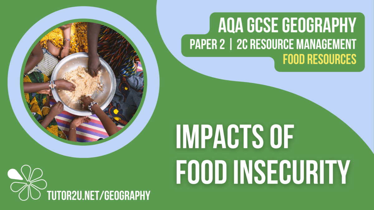 Topic Video for AQA GCSE Geography | impacts of food insecurity (Food ...