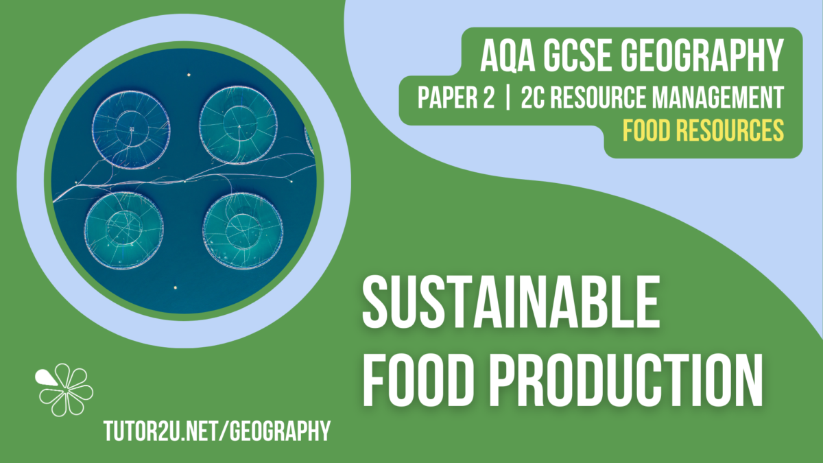 Topic Video for AQA GCSE Geography | Sustainable food production (Food ...
