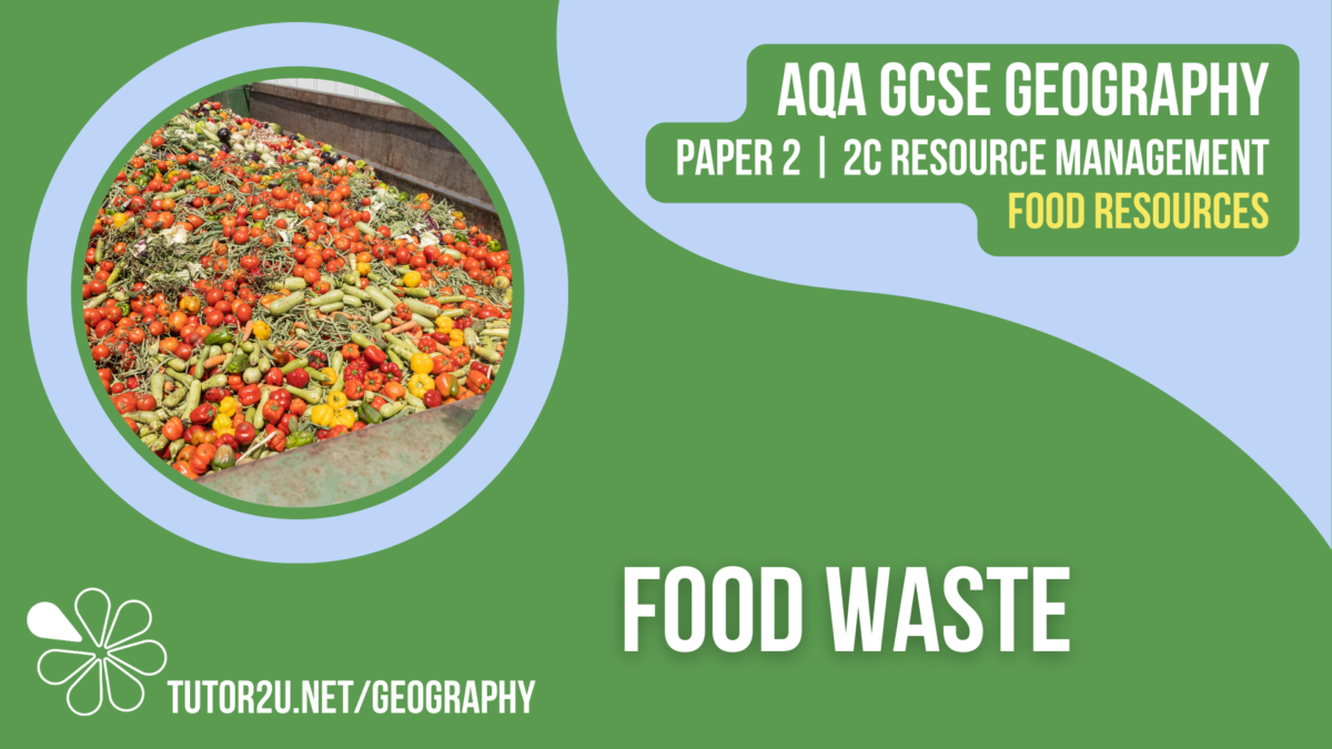 Topic Video for AQA GCSE Geography | Food waste (Food resources 8 ...