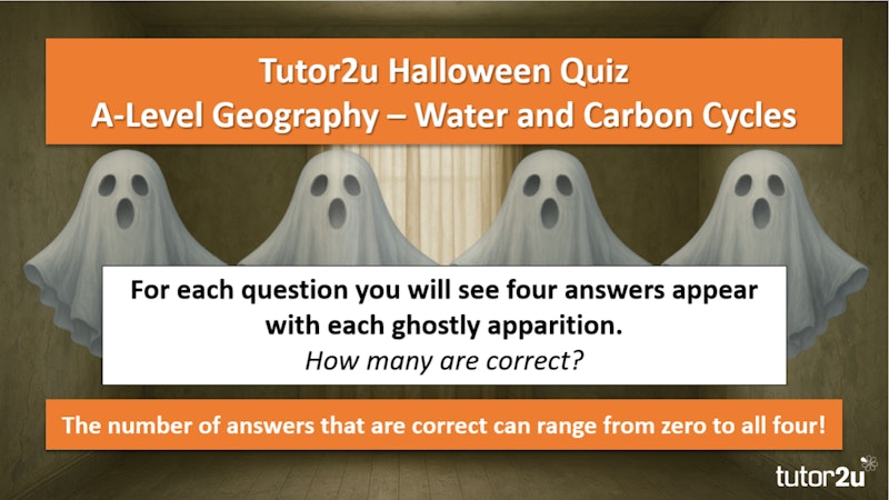 Halloween Ghost Quizzes for AQA A-Level Geography | Blog | Geography ...