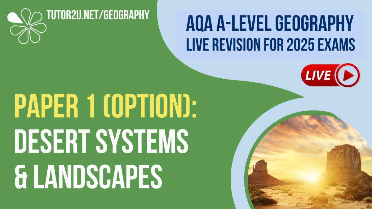 Desert Systems and Landscapes (Paper 1 Optional Topic) | AQA A-Level ...