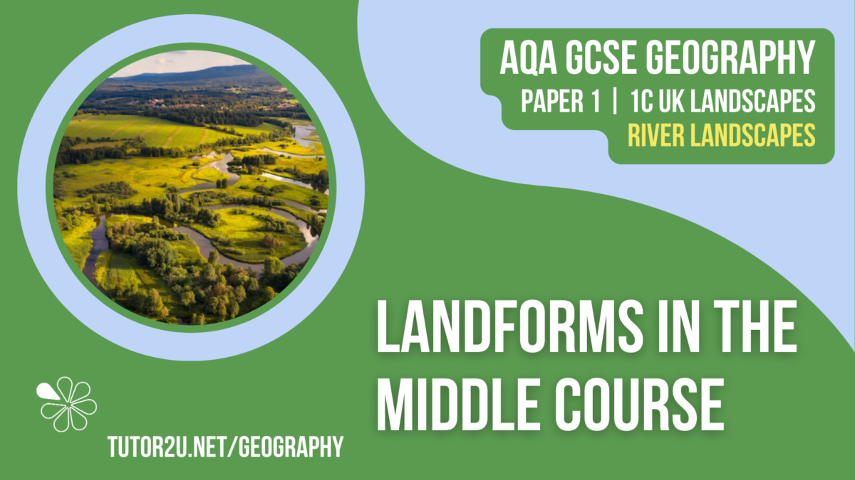 Topic Video for AQA GCSE Geography | Landforms in the middle course of ...