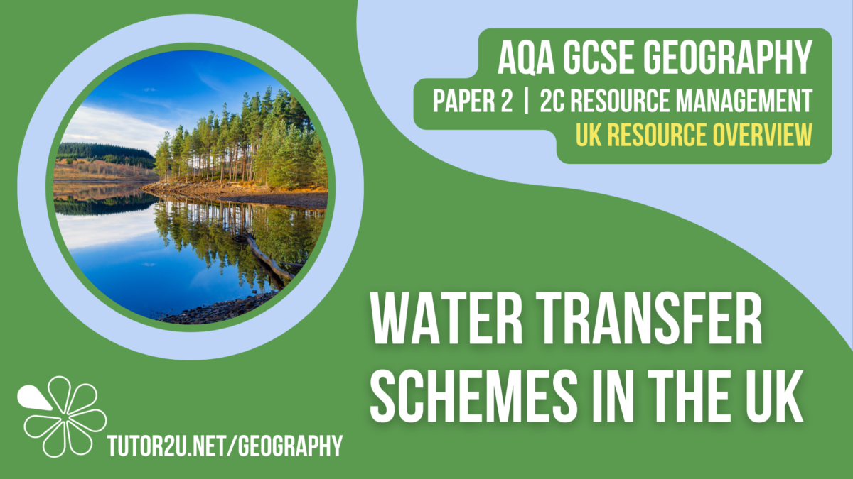 Topic Video for AQA GCSE Geography | Water transfer schemes in the UK ...