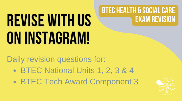Exam revision questions on Instagram | Blog | Health & Social Care ...
