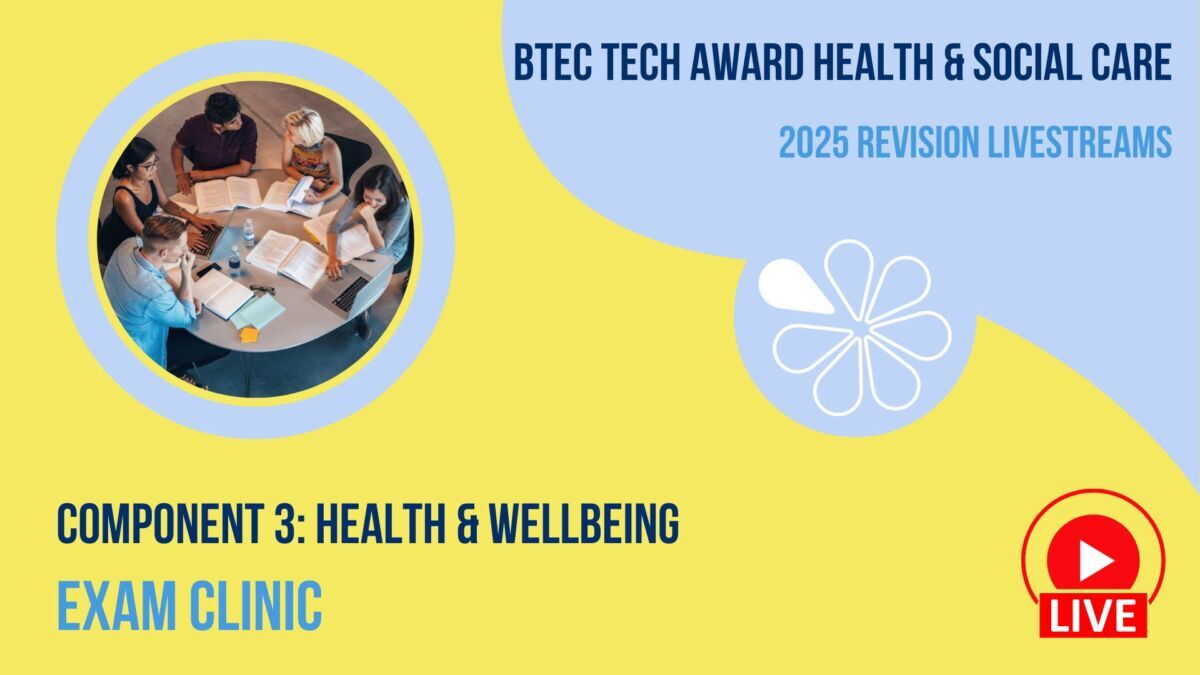 Exam Clinic for BTEC Tech Award HSC May 2025 | Livestreams | tutor2u