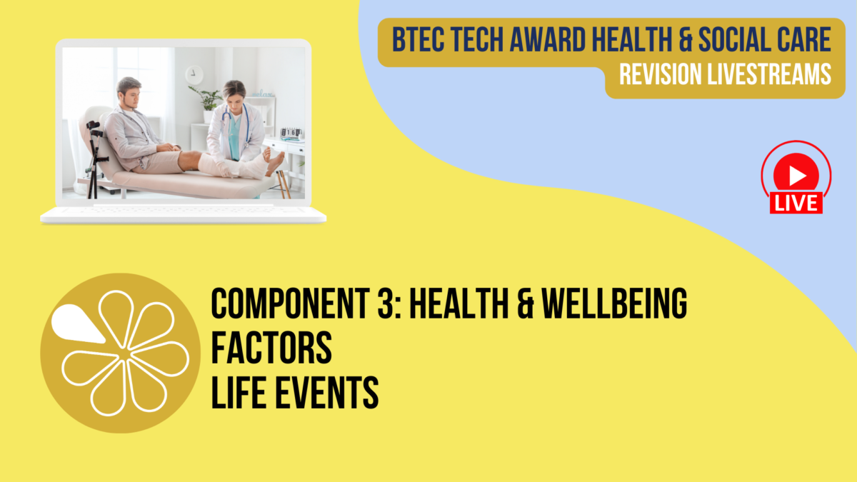 Factors & Life Events | Live Revision for HSC Tech Award Component 3 Health & Wellbeing ...