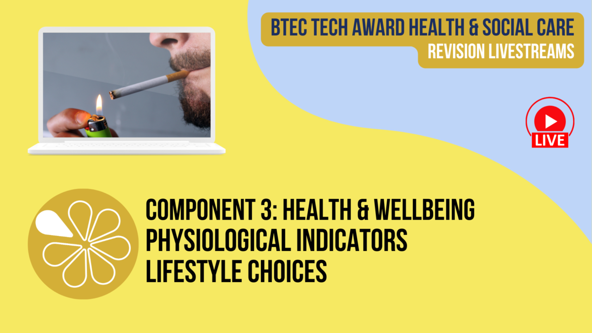 Physiological & Lifestyle Data | Live Revision for HSC Tech Award ...