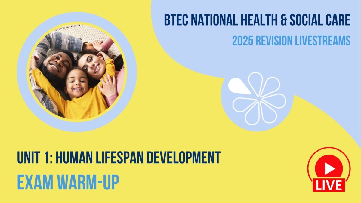 Exam Warm-Up for Unit 1 Human Lifespan Development BTEC National HSC ...