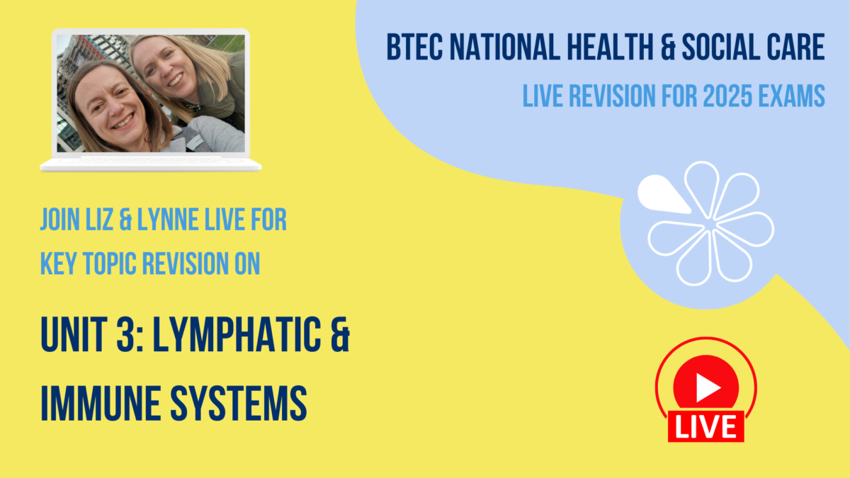 Unit 3 Lymphatic and Immune Systems | BTEC National HSC Live Revision ...