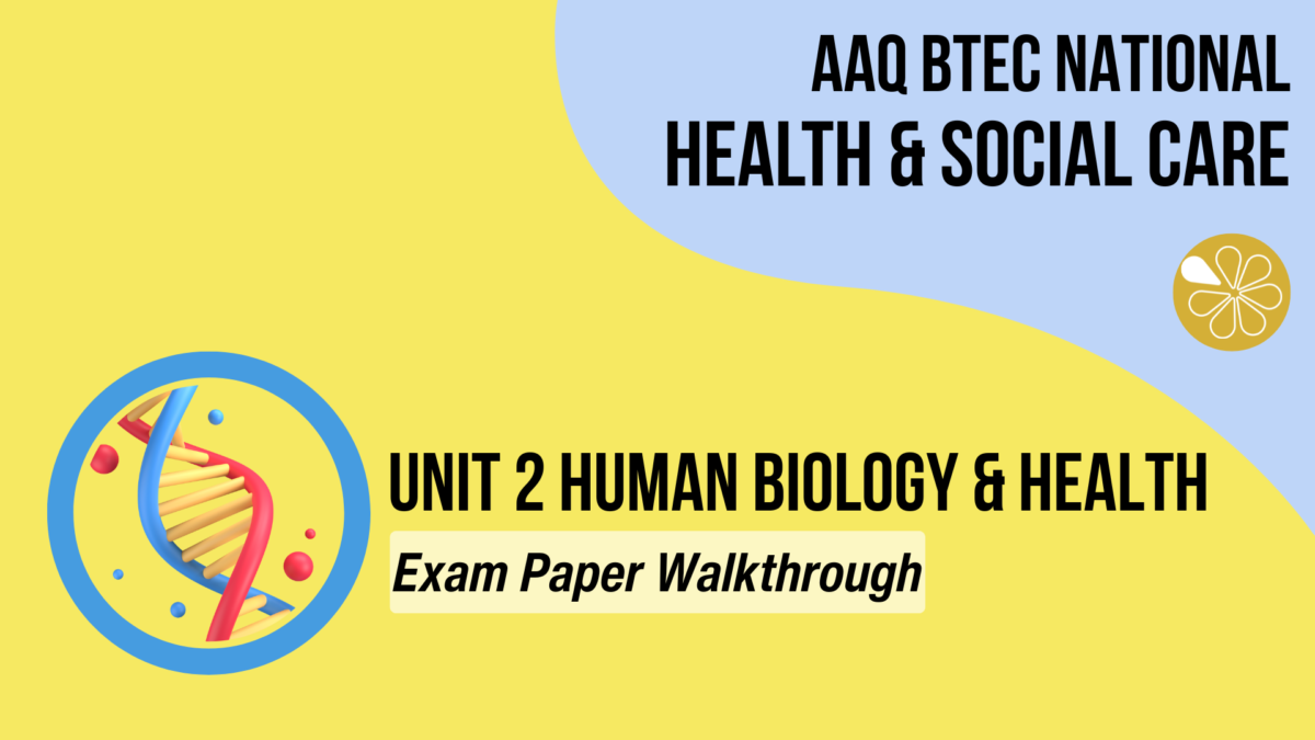 Unit 2 Exam Walkthrough | AAQ BTEC National | Reference Library ...