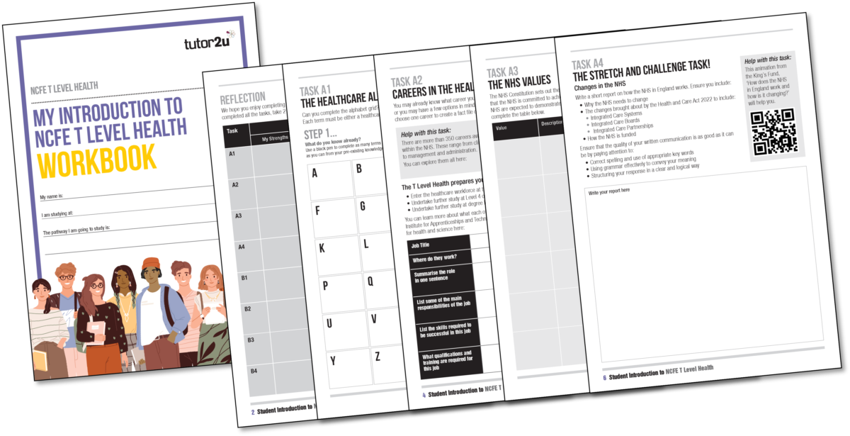 My Introduction to NCFE T Level Health Workbook | Reference Library ...
