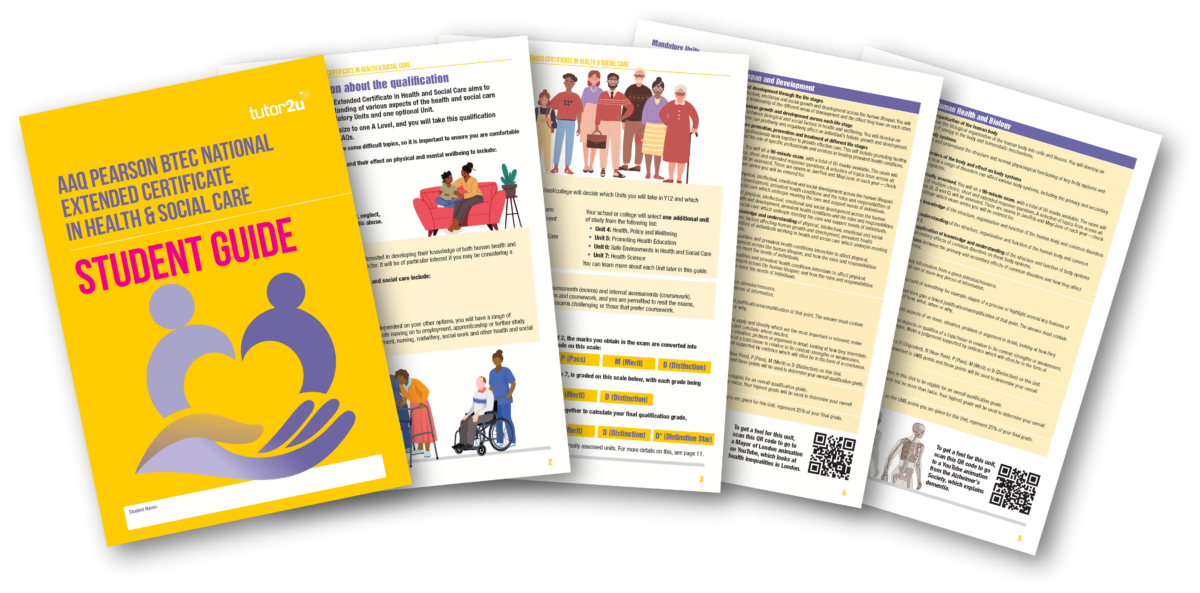 Student Guide to AAQ BTEC National Extended Certificate in Health ...