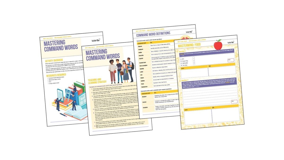 Mastering Command Words for NCFE T Level Health | Reference Library ...
