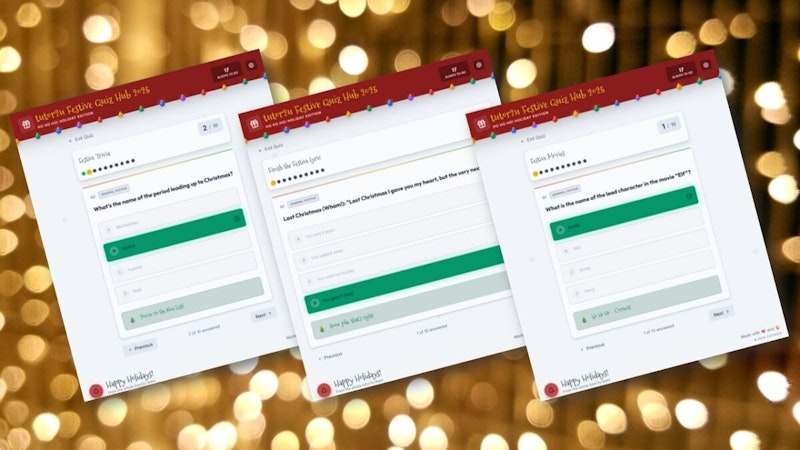 Festive Quiz Pack | BTEC National | Reference Library | Health & Social ...