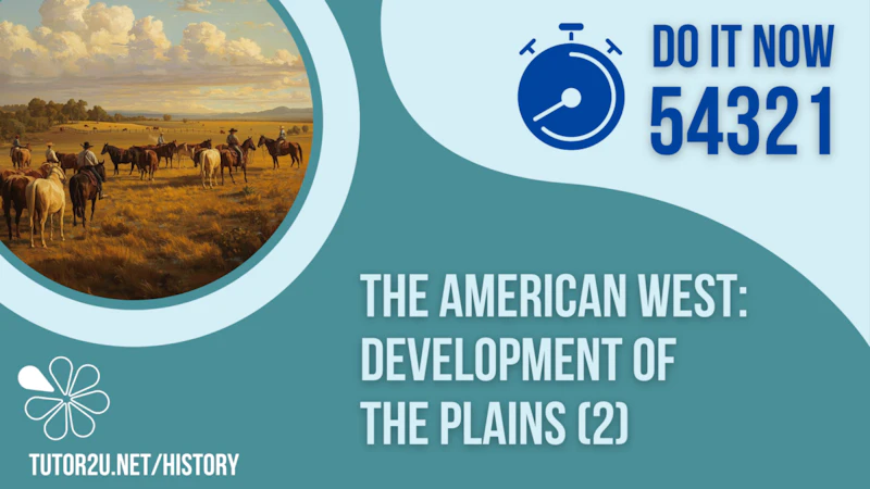 54321 Do It Now Activities for Edexcel GCSE History: The American West ...