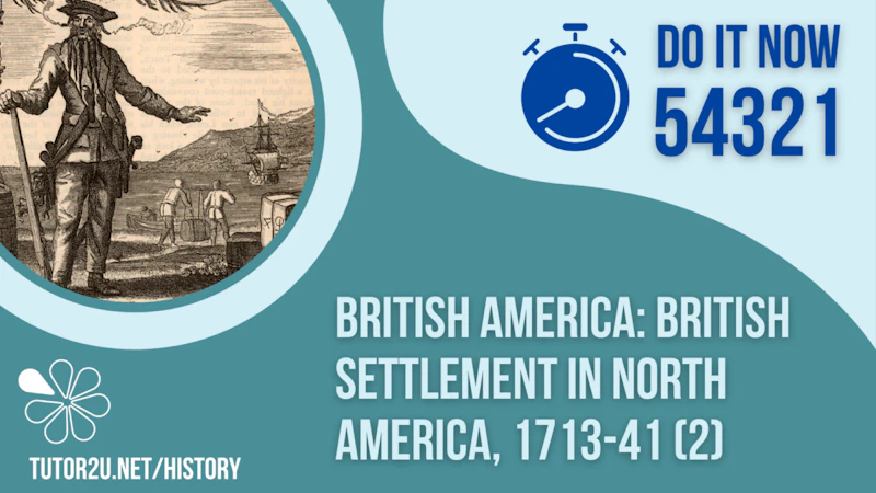 54321 Do It Now Activities for Edexcel GCSE History: British America ...