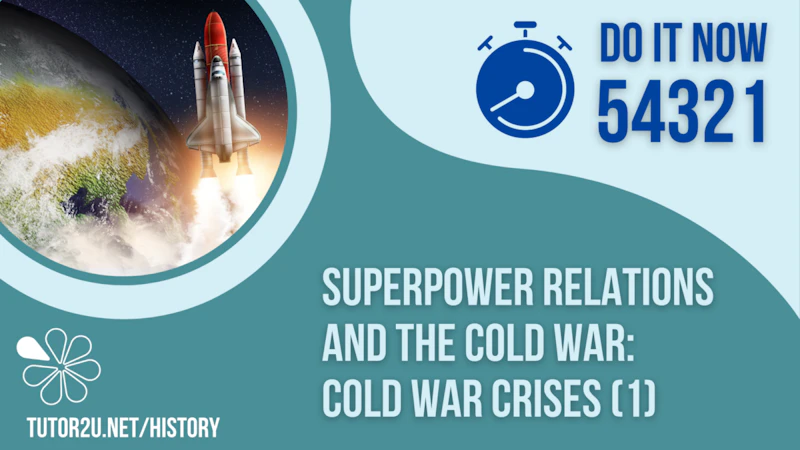 54321 Do It Now Activities for Edexcel GCSE History: Superpower ...