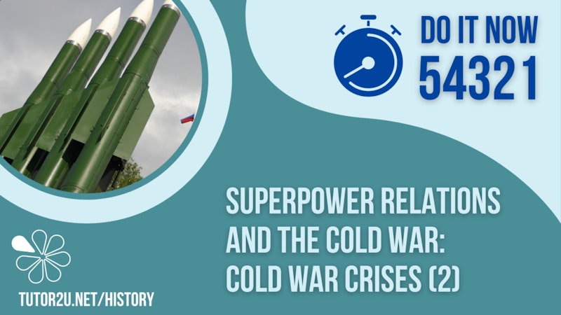 54321 Do It Now Activities for Edexcel GCSE History: Superpower ...