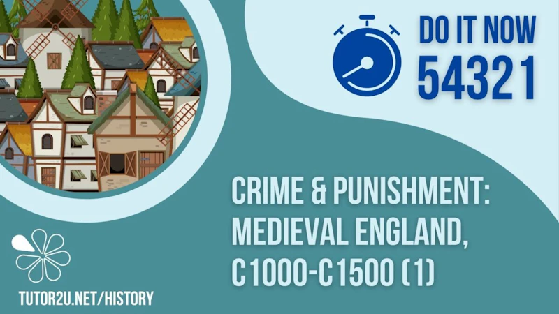 54321 Do It Now Activities for Edexcel GCSE History: Crime and ...