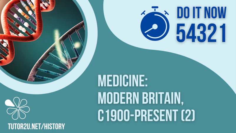 54321 Do It Now Activities for Edexcel GCSE History: Medicine in ...