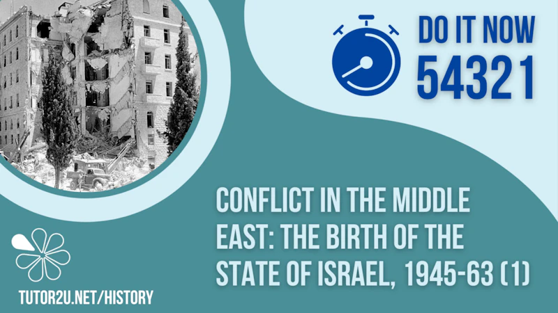 54321 Do It Now Activities for Edexcel GCSE History: Conflict in the ...