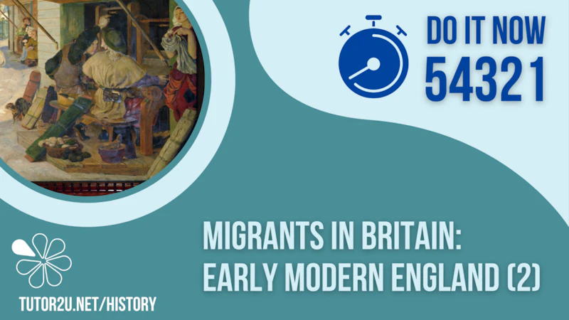 54321 Do It Now Activities for Edexcel GCSE History: Migrants in ...