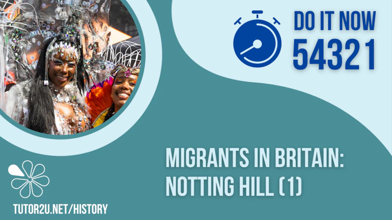 54321 Do It Now Activities for Edexcel GCSE History: Migrants in ...