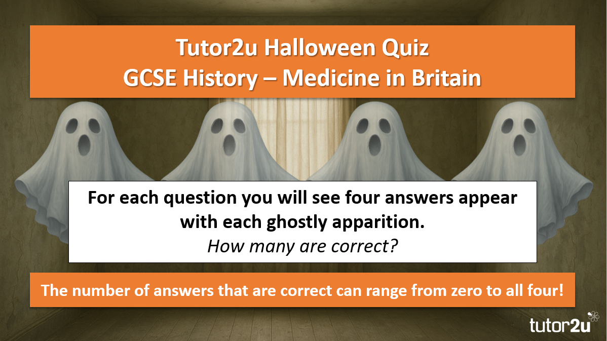 Halloween Ghost Quizzes for Edexcel GCSE History | Blog | History | tutor2u