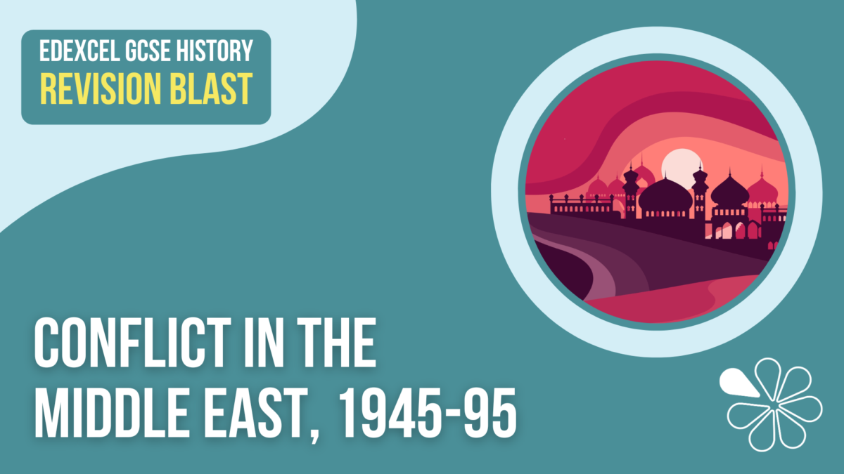 Conflict in the Middle East, 1945-95 | Revision Blast Activities for ...