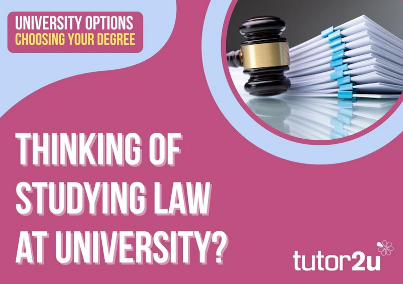 Wall display: Studying a Law related course at university (for 2026 ...