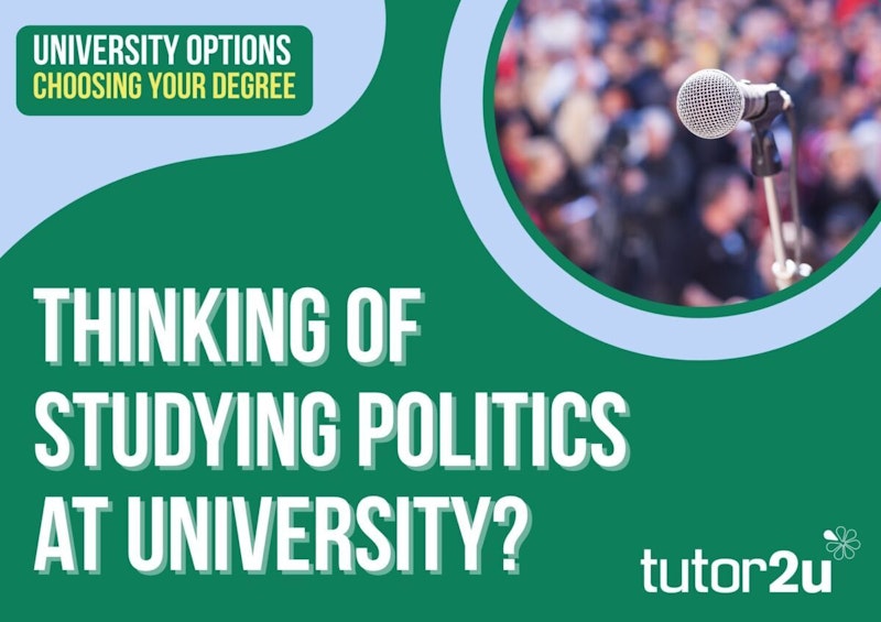 Wall display: Studying a Politics related course at university (for ...