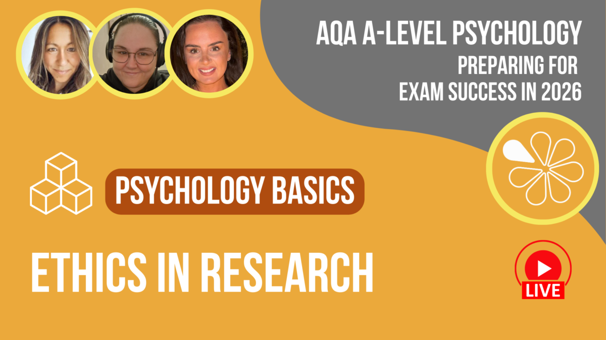 Ethics in Research | AQA A Level Psychology Basics | Livestreams | tutor2u