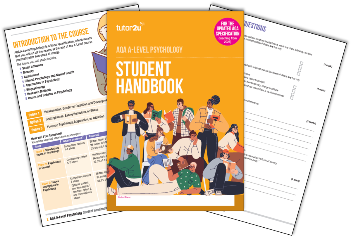 Student Handbook | AQA A Level Psychology 2025 Specification ...
