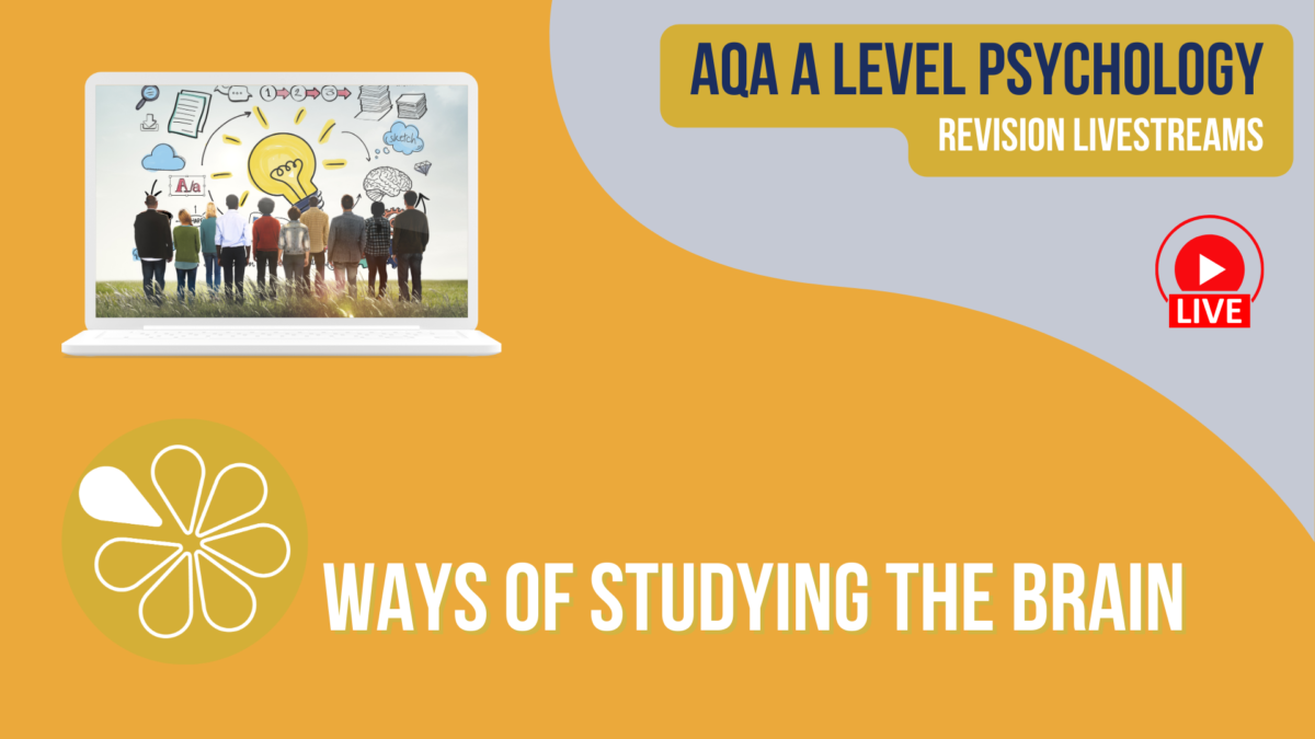 Ways of Studying the Brain | AQA A Level Psychology Live Revision 2025 ...
