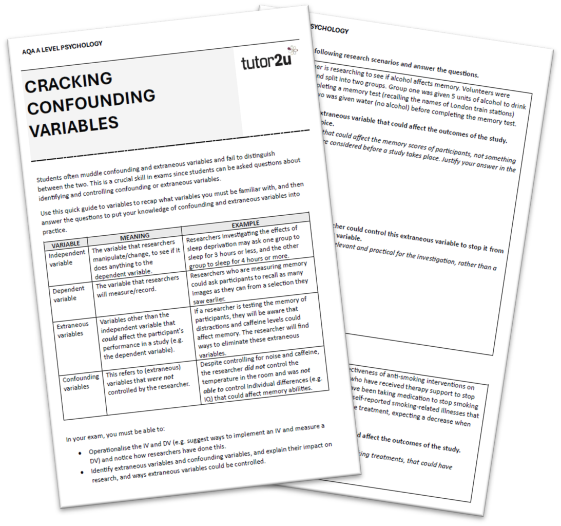 Cracking Confounding Variables | Teaching Activity | Reference Library ...