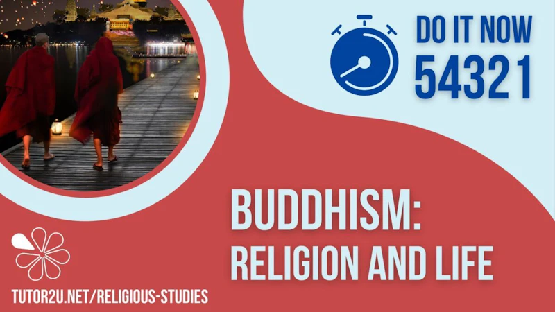 54321 'Do it now' activity for GCSE Religious Studies: Buddhism ...