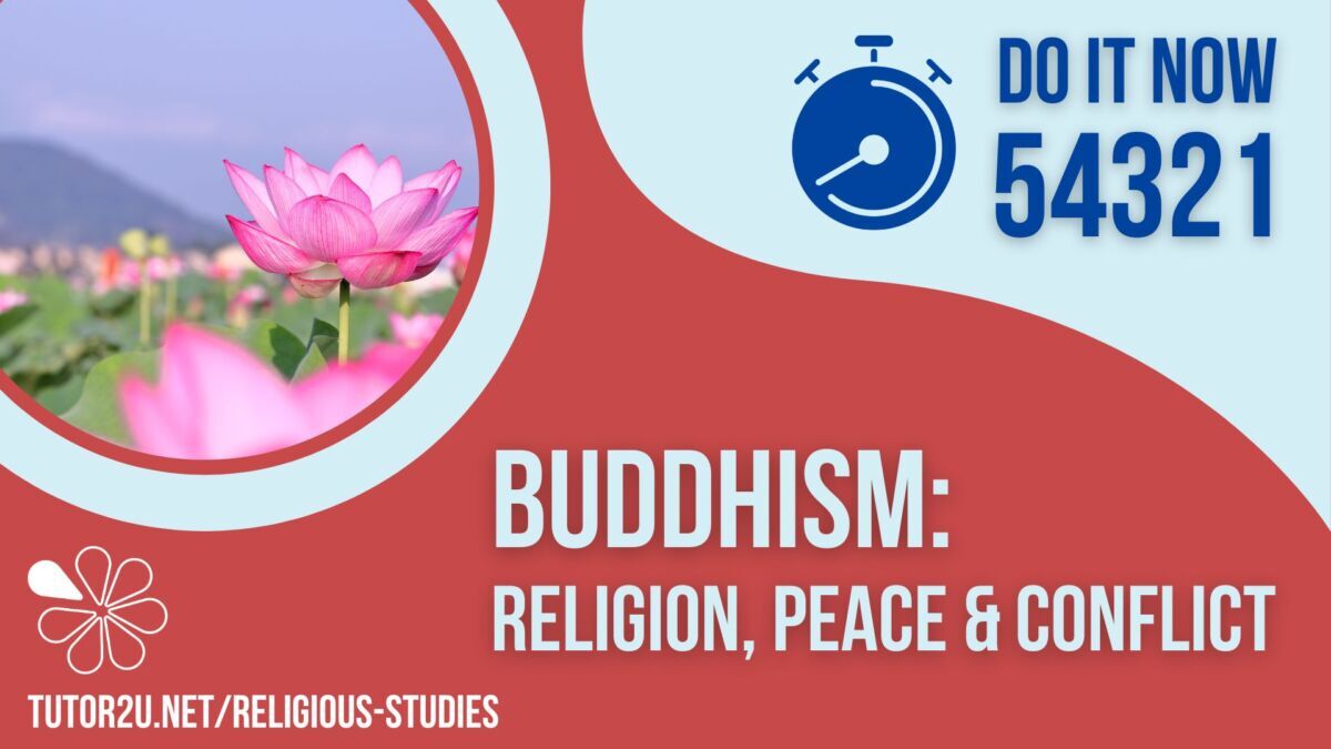 54321 'Do it now' activity for GCSE Religious Studies: Buddhism ...