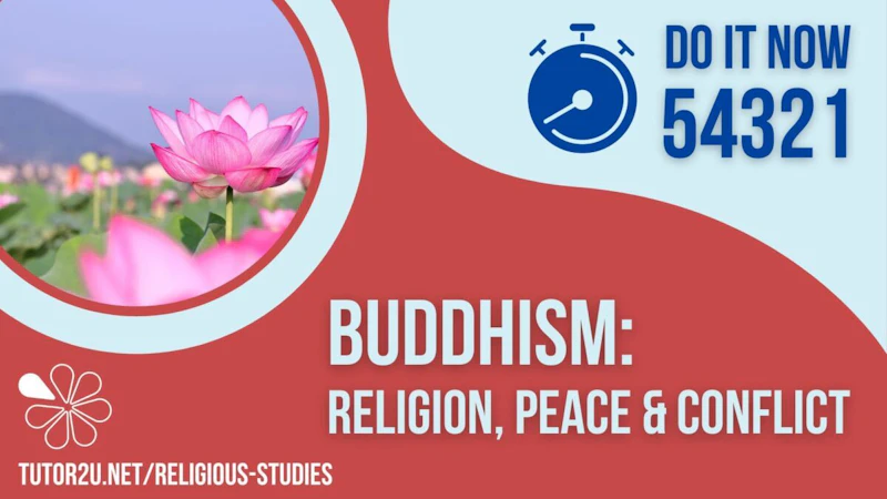 54321 'Do it now' activity for GCSE Religious Studies: Buddhism ...