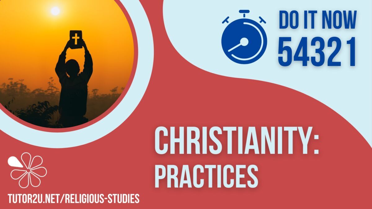 54321 'Do it now' activity for GCSE Religious Studies: Christianity ...