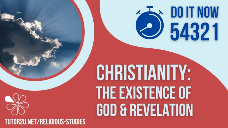 54321 'Do it now' activity for GCSE Religious Studies: Christianity ...