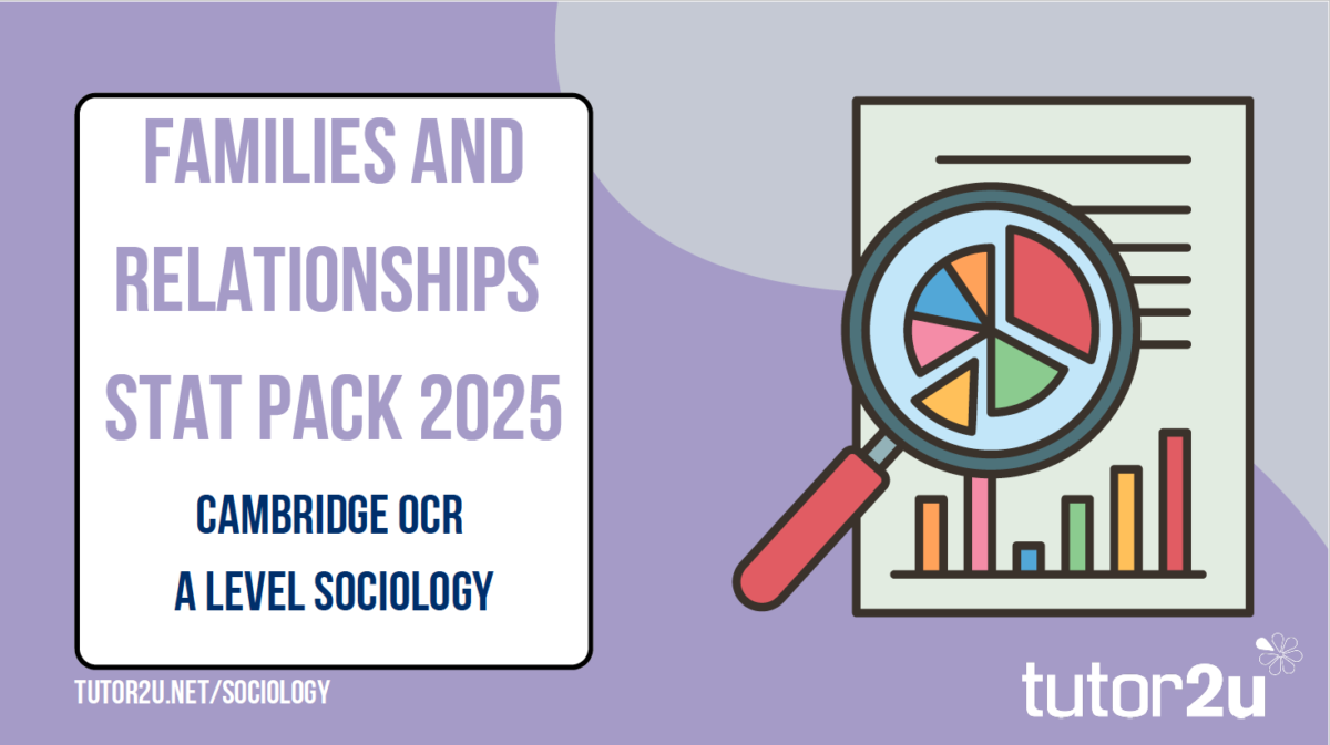 Sociology Data Update | Families & Relationships Stat Pack (OCR ...