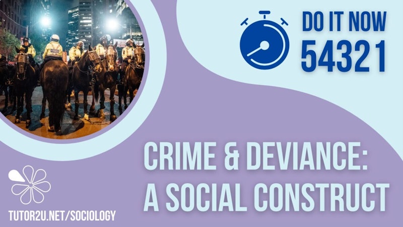 54321 'Do it now' activity for GCSE Sociology | Socially constructed ...