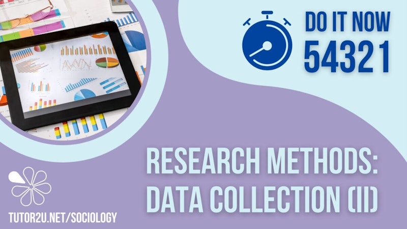 54321 Do It Now Activity For Gcse Sociology Data Collection 2 Research Methods Reference